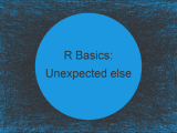 R Error Unexpected Else In Else 2 Examples How To Reproduce Fix