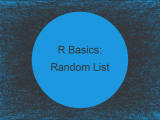 R Select Random Element From List Example Draw List Item Randomly