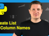 Get Column Names Of Pandas Dataframe As List In Python 2 Examples