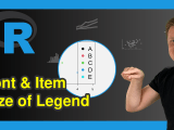 Change Font Item Size In Base R Plot Legend Increase Decrease