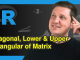 Diagonal Lower Upper Triangular Of Matrix In R Lower Tri Upper