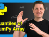 Quantile Of Numpy Array In Python Get Quartile With Np Quantile Function