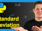 Standard Deviation In Python Example List Dataframe Column Row