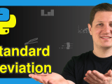 Standard Deviation In Python Example List Dataframe Column Row