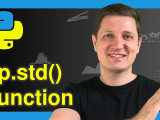 Standard Deviation Of Array In Python Example Np Std Numpy Function
