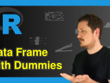Create Dummy Data Frame In R Example Build Make 1 0 Columns