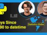 How To Convert Days Since 1990 To Datetime In Python Example