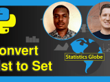 Convert List To Set In Python 3 Examples Change Data Type