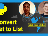 Convert Set To List In Python 5 Examples Apply Function Loop
