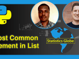 How To Find Most Common Element In List In Python 2 Examples