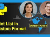 Print Python List In Custom Format Examples Customize Display