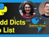 Append Dictionaries To List In Python 4 Examples Add Key Value