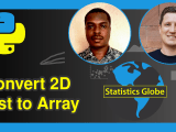 How To Convert 2d List To Numpy Array In Python 2 Examples