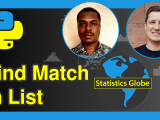 Find Match In Python List Examples Search Item Equal To Target