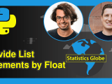 How To Divide Each List Element By Float In Python Example
