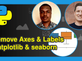Remove Axes Labels In Python Matplotlib Seaborn Examples