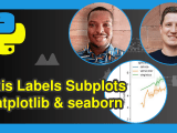 Change Axis Labels Of Subplots In Python Matplotlib Seaborn