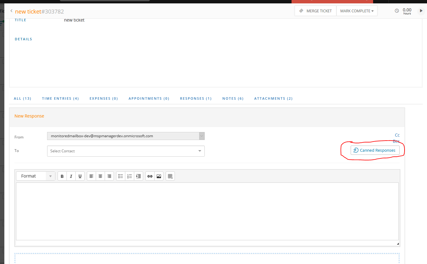 N-able MSP Manager – Canned Responses Feature Rollout | N-able Status