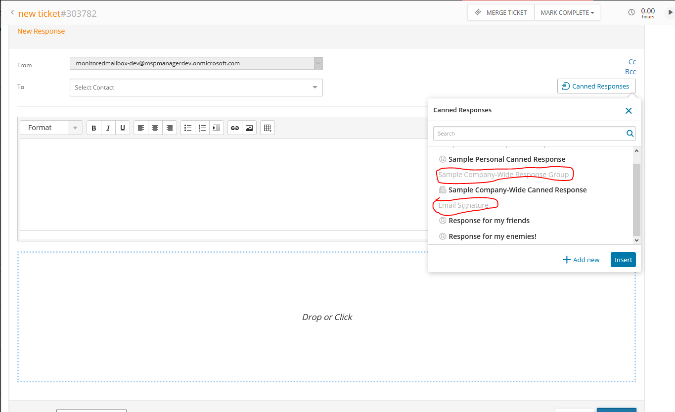N-able MSP Manager – Canned Responses Feature Rollout | N-able Status