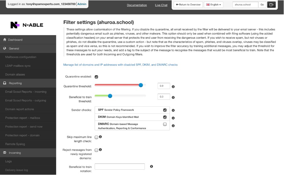 N-able Mail Assure: November Features and Updates Release | N-able Status