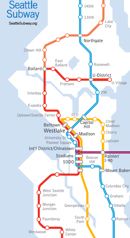 Sound transit light rail route map - tewsoregon