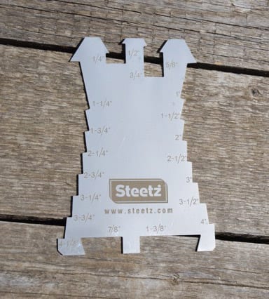 Steetz Marking Template In Inches | Steetz