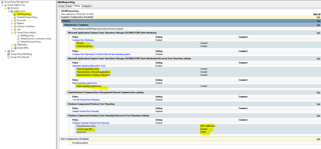 Scom Agentless Exception Monitoring Aem Configure Listener 3991
