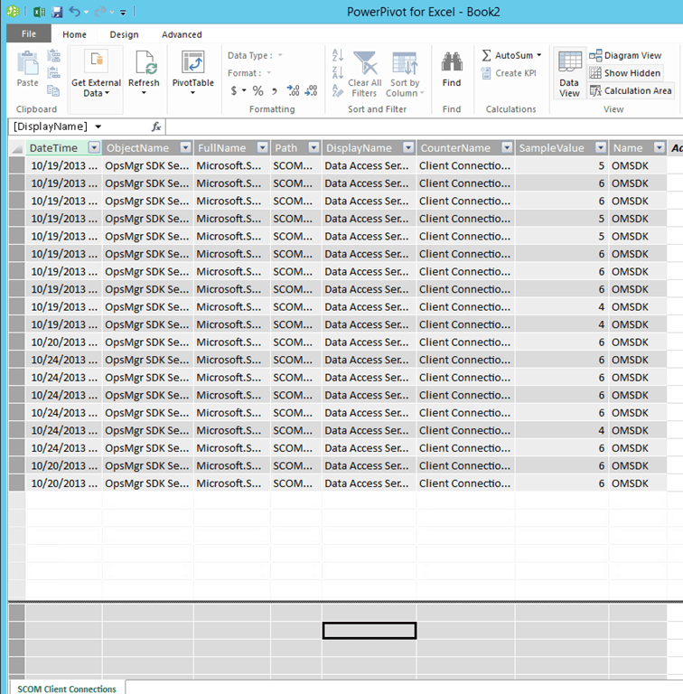SCOM – Part 1 Create Excel 2013 PowerView Dashboard | STEFANROTH.NET
