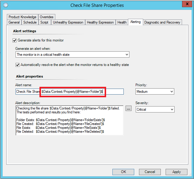 Quick Post Scom Script Monitor Customizing Alert Name Stefanrothnet