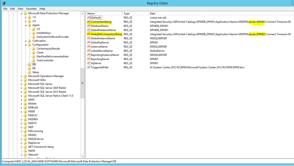DPM 2012 R2 – Console “No connection could be made because the target ...