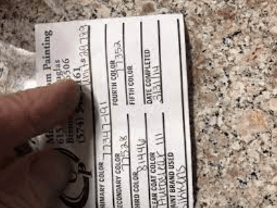 RV Paint Code Location: Finding the Paint Code for Your RV - Stellar ...