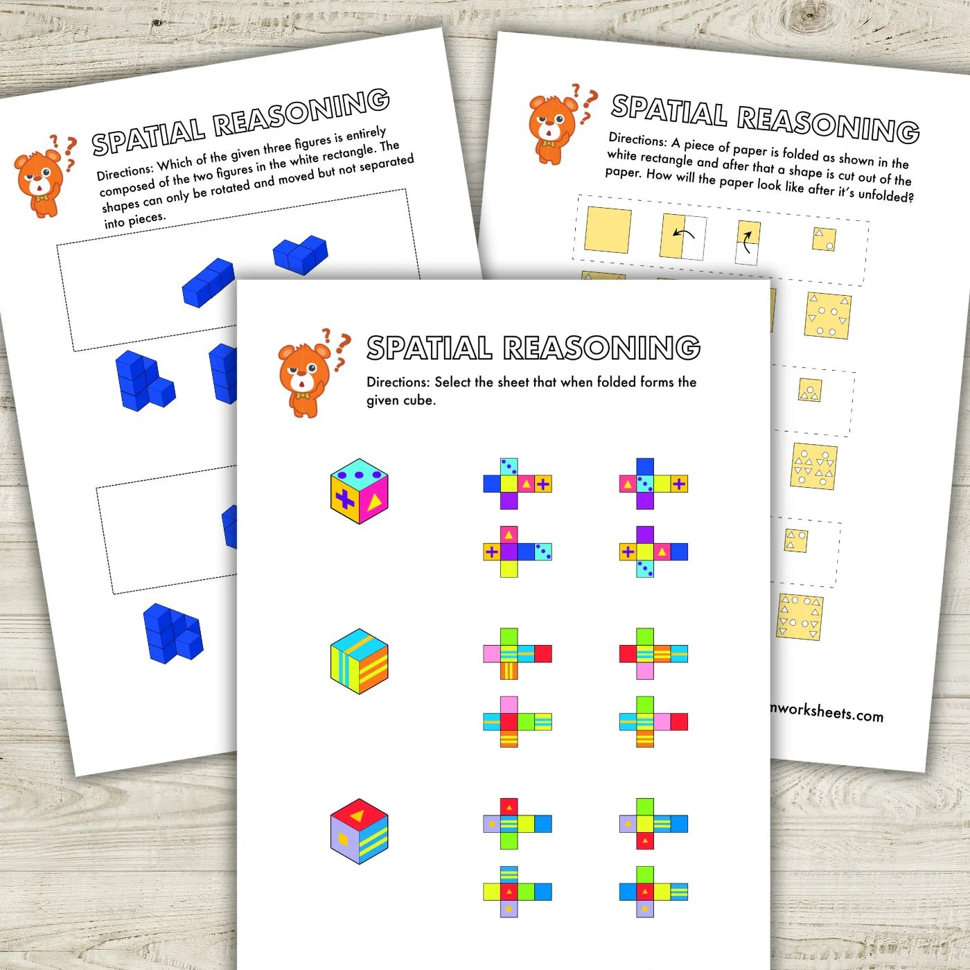 Download Free Spatial Reasoning Pack 2 Stemworksheets