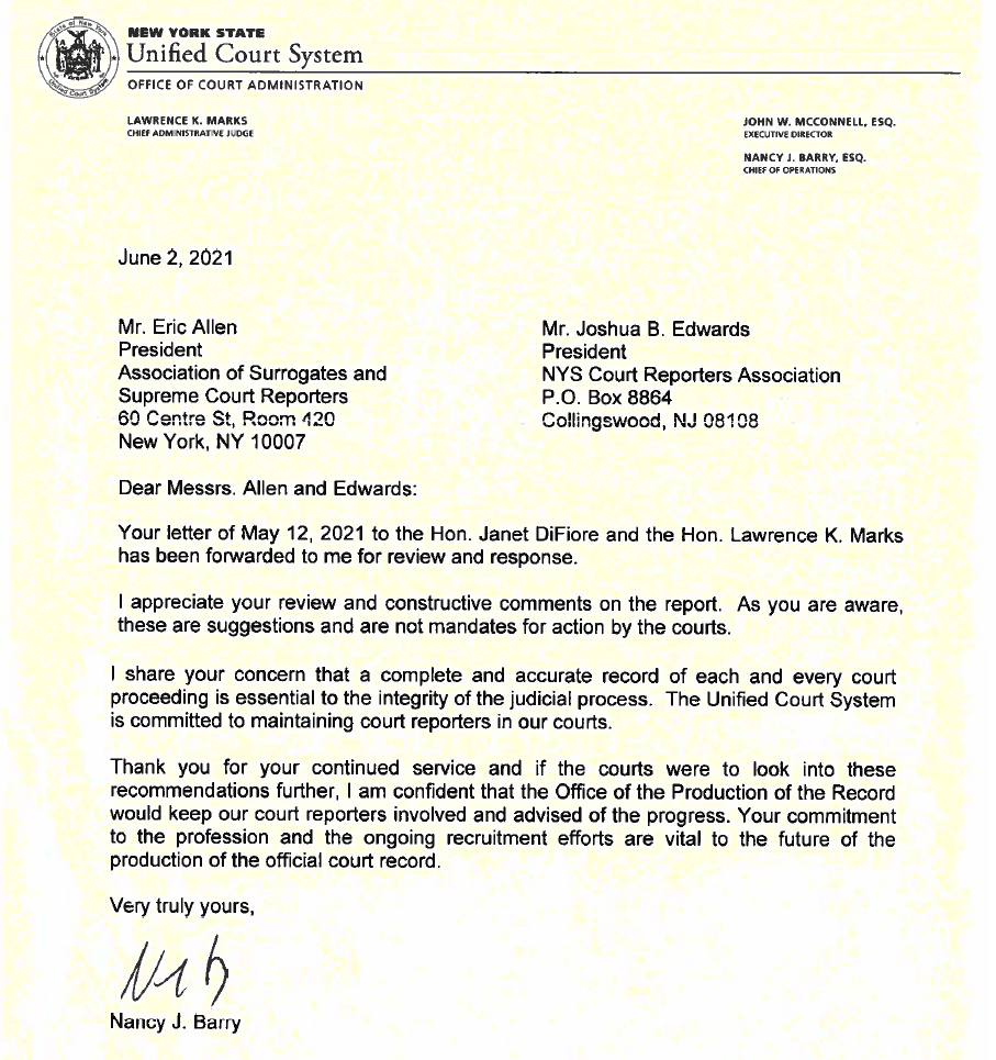 Court Reporters Speak Up For The Record On Future Trials – Stenonymous