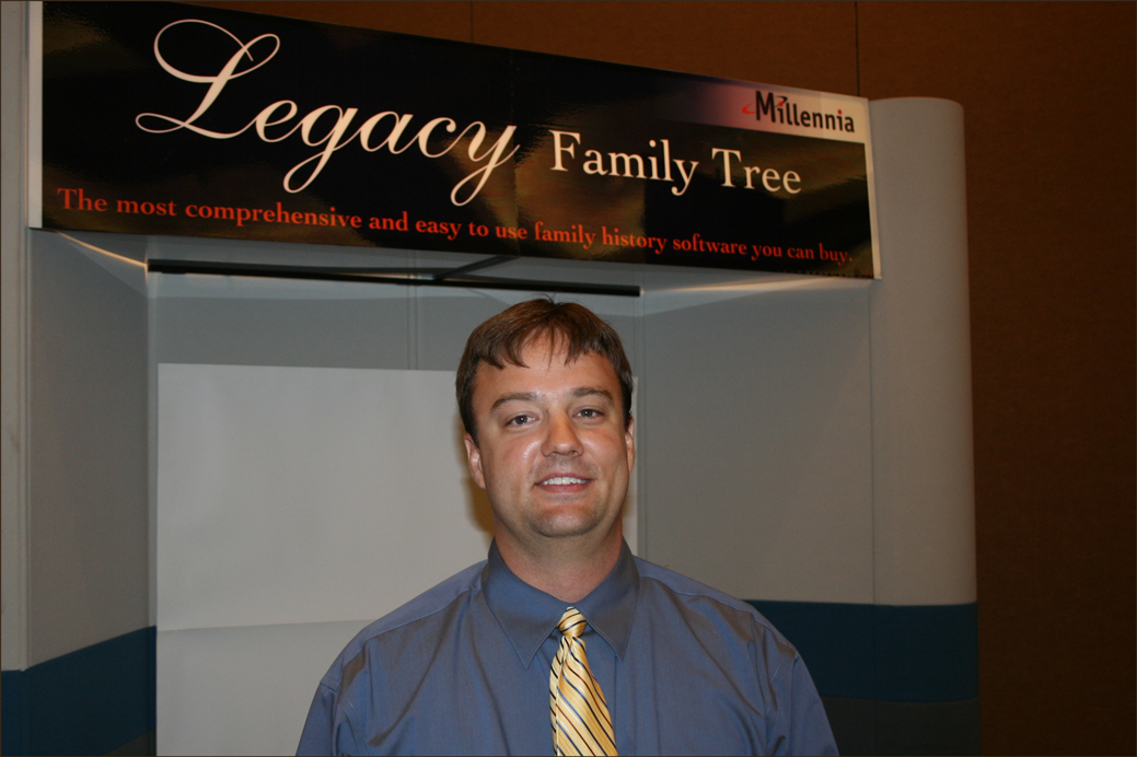Geoff Rasmussen and Legacy Family Tree at the Southern California ...