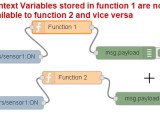 Storing Data In Node Red Variables