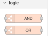 Using Logic Gates In Node Red
