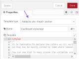 Using The Ui Dashboard Template Node Widget