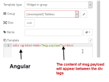 Using The Ui Dashboard Template Node Widget