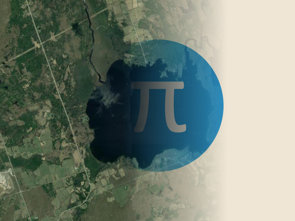 Calculating π Using Lakes from the Land Between – Steward's Notes
