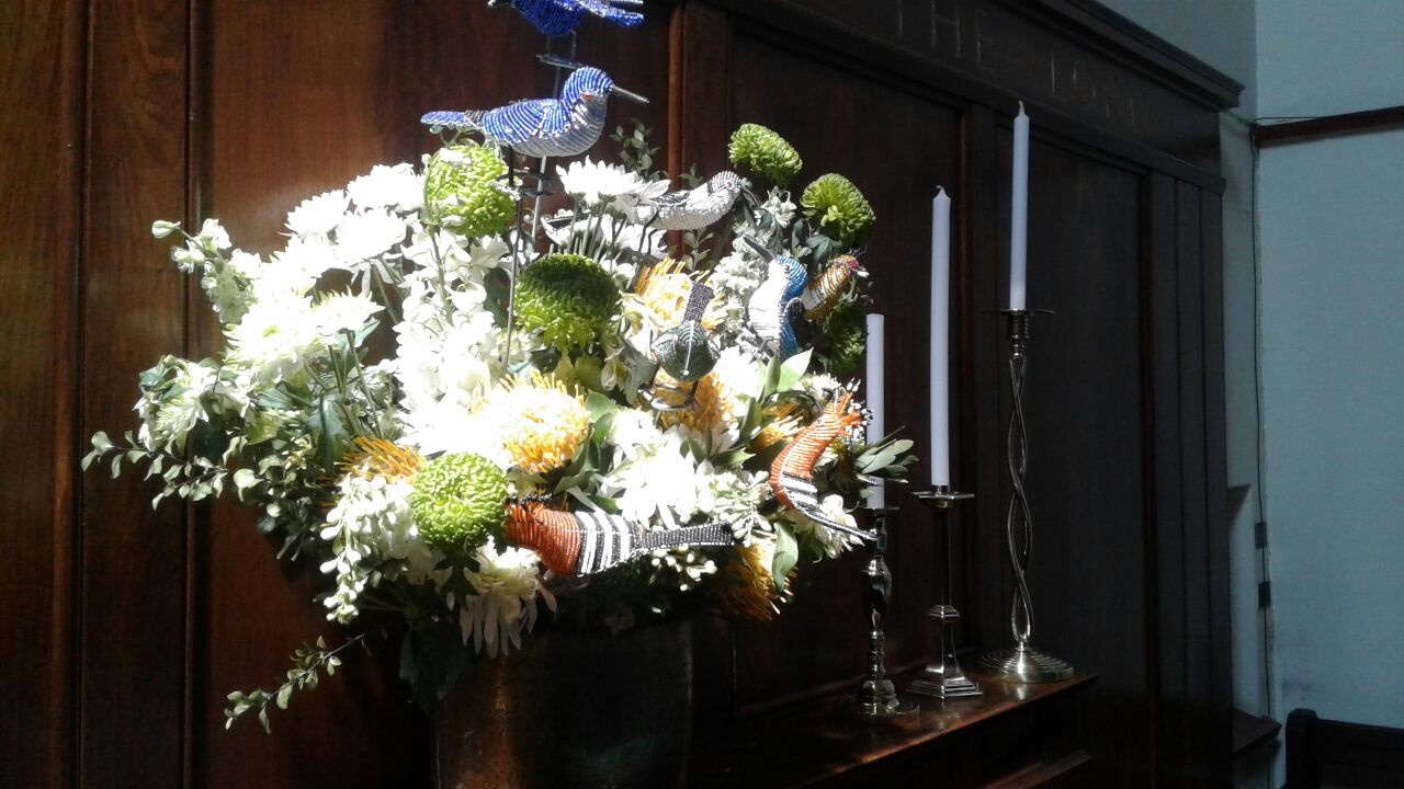 Creativity displayed in patronal flowers – St Francis of Assisi Parkview