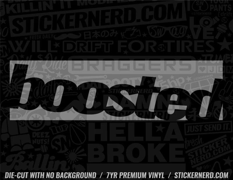 Boost Stickers Jdm Turbo Decals Vinyl Stickers Stickernerd