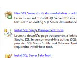How To Install Sql Server Management Studio For Ms Sql Server 2016