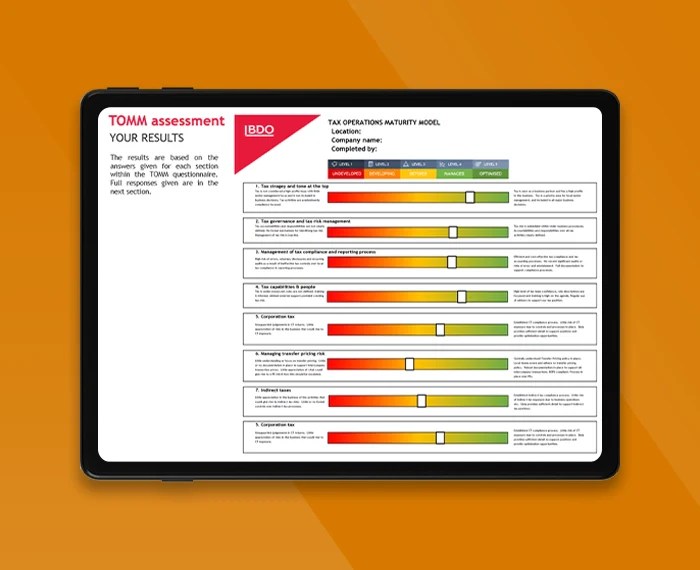 Tax Operations Maturity Model Bdo Store Bdo Uk Store