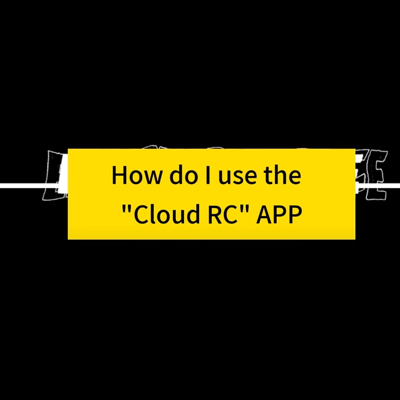 Instructions For Use Cloudrc App Cloudrc