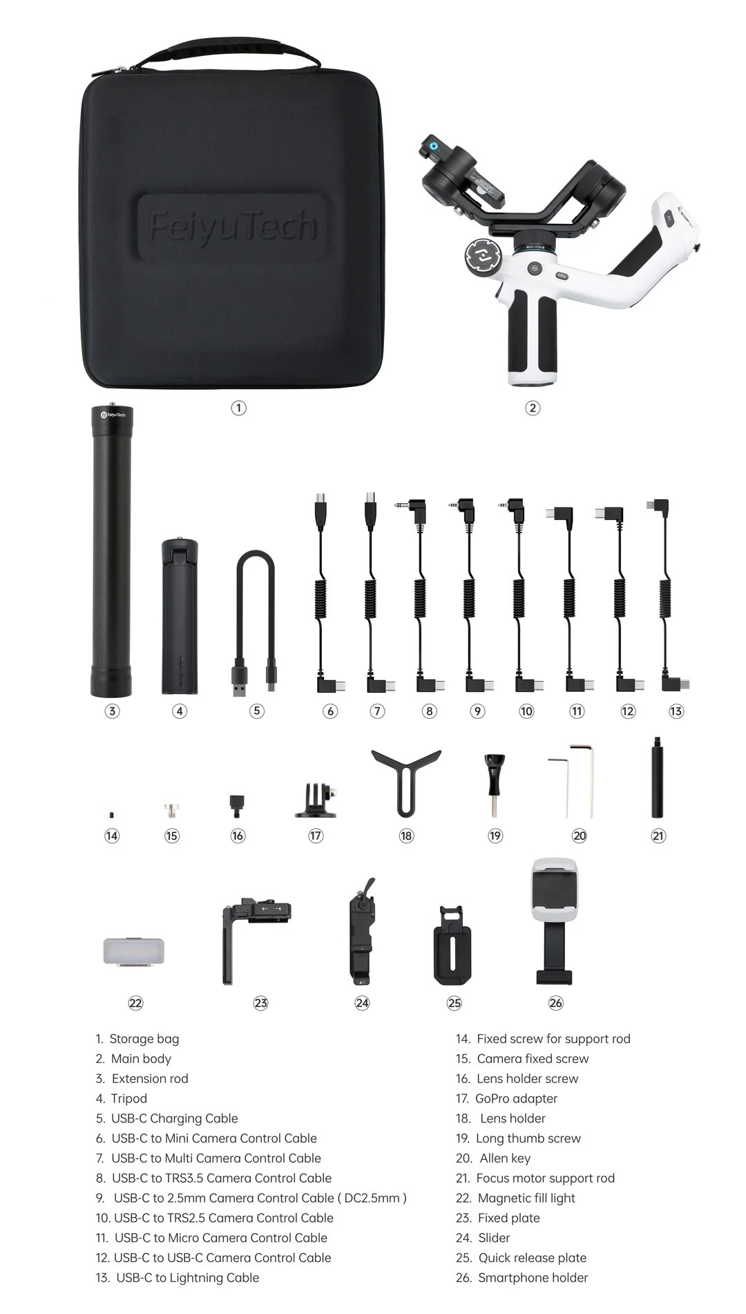Feiyu Scorp Mini 2 New All In One Gimbal Stabilizer Feiyutech
