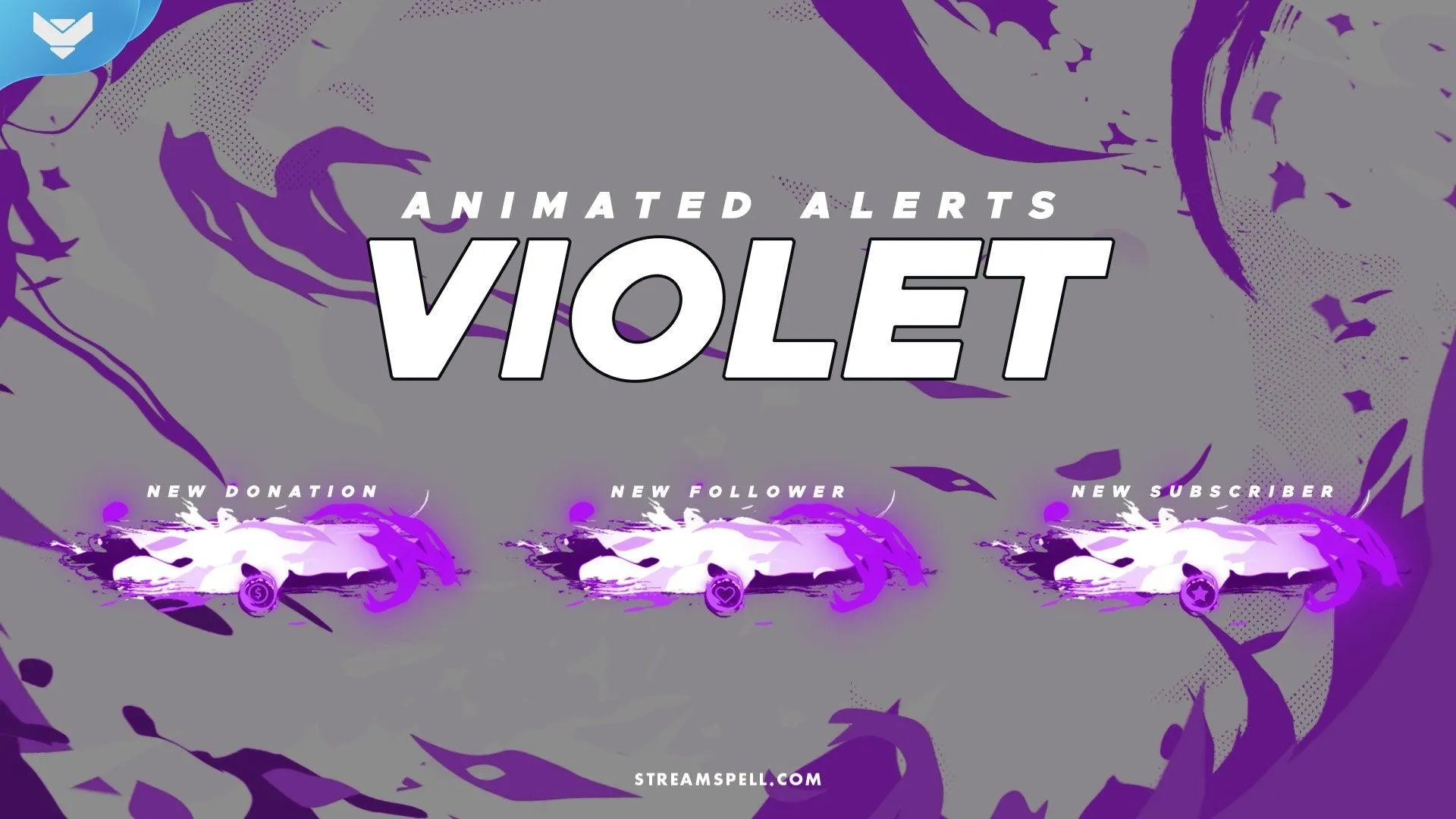 Violet Stream Alerts Stream Alerts Streamspell