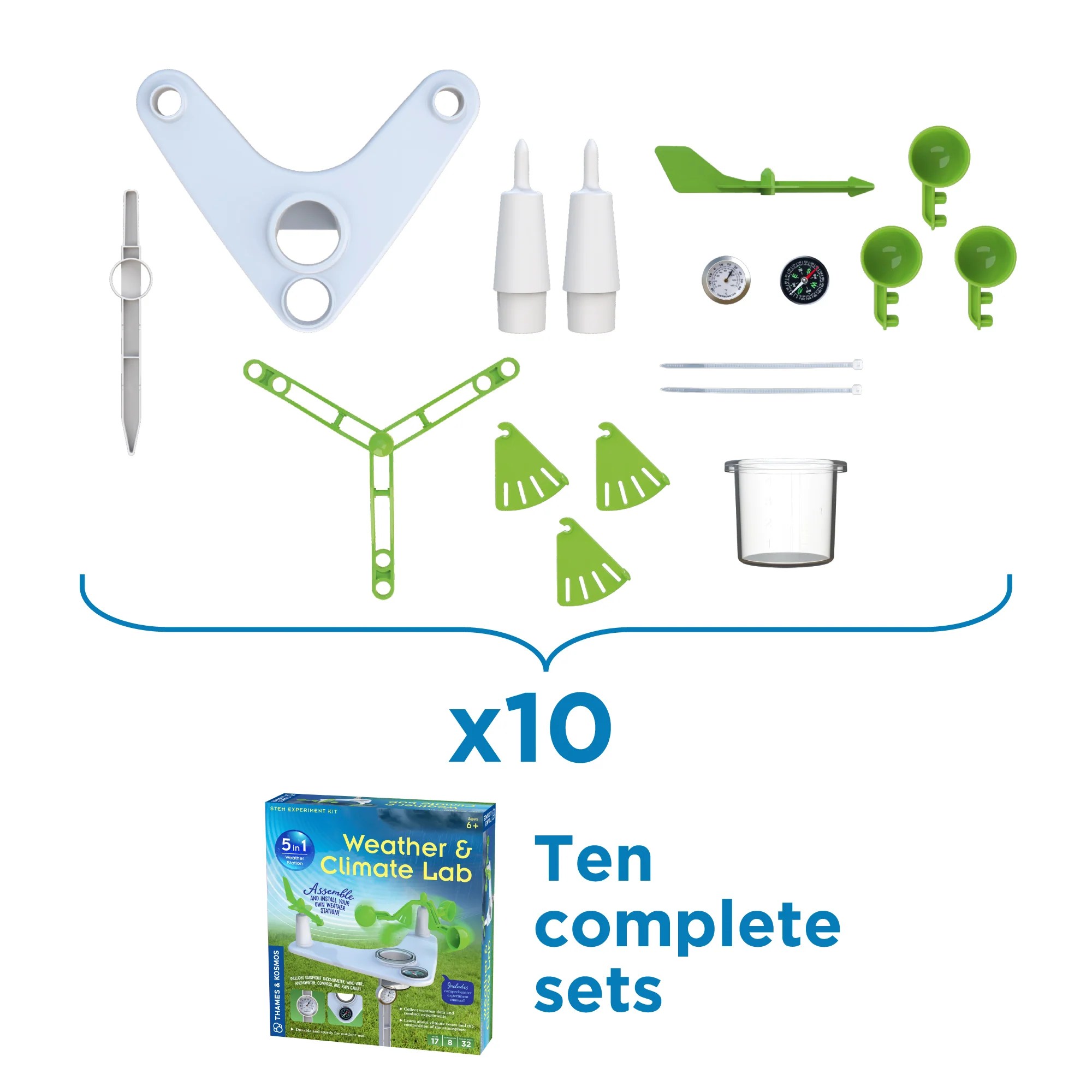 Weather Climate Lab Classroom Bundle 10 Pack Thames Kosmos