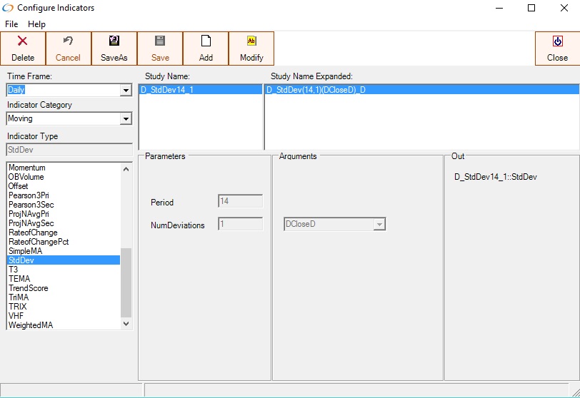 Stddev Standard Deviation
