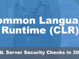 Sql Common Language Runtime Best Practices For Sql Server Security