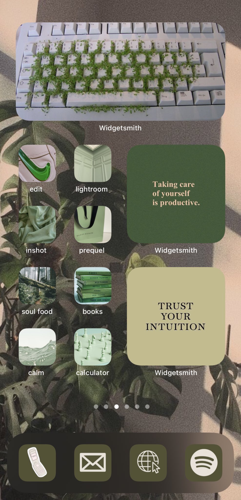 Green Themed Home Screen Ideas – STRAPHIE